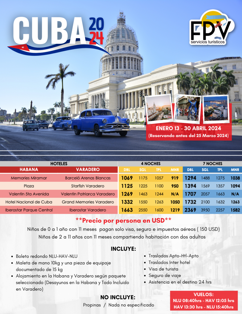 Flyers-Cuba-2022-2023 - FPV Servicios Turísticos